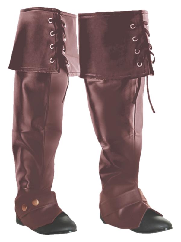 Brown Pirate Boot Covers