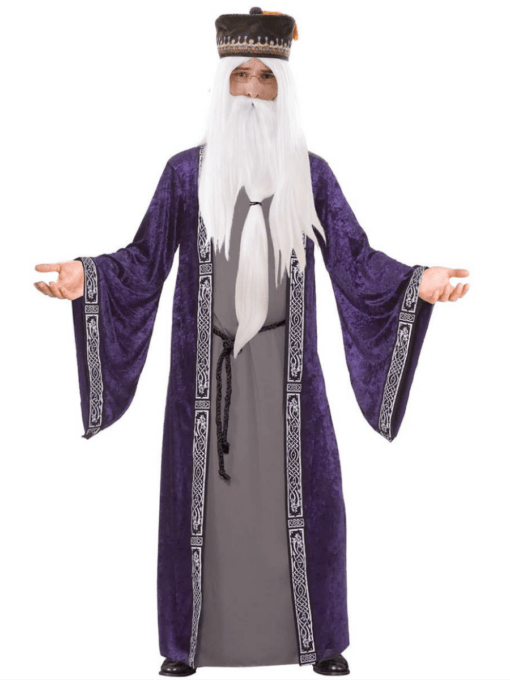 Mystical Purple Wizard Costume – Enchanting Magic Awaits!