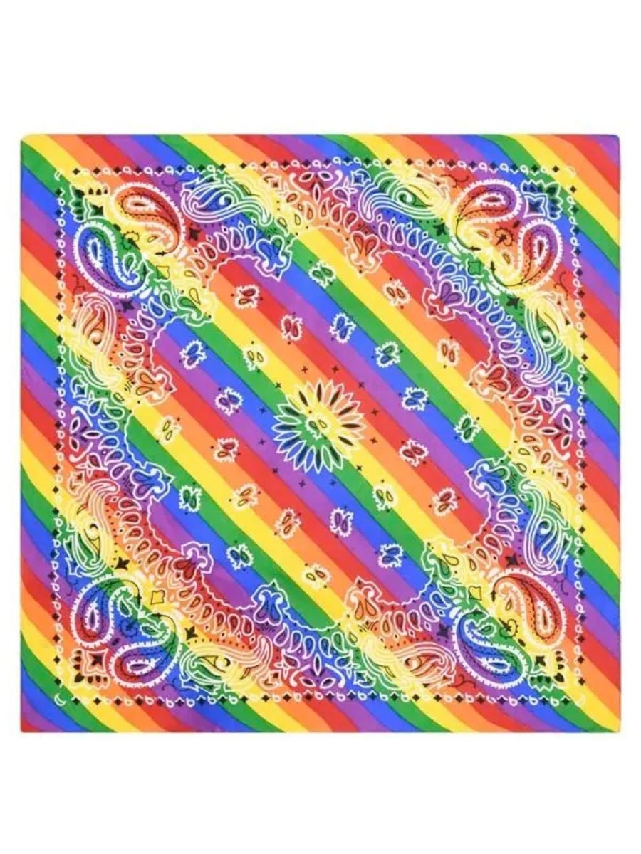Rainbow Cowboy Bandana - Mardi Gras Creative Costumes