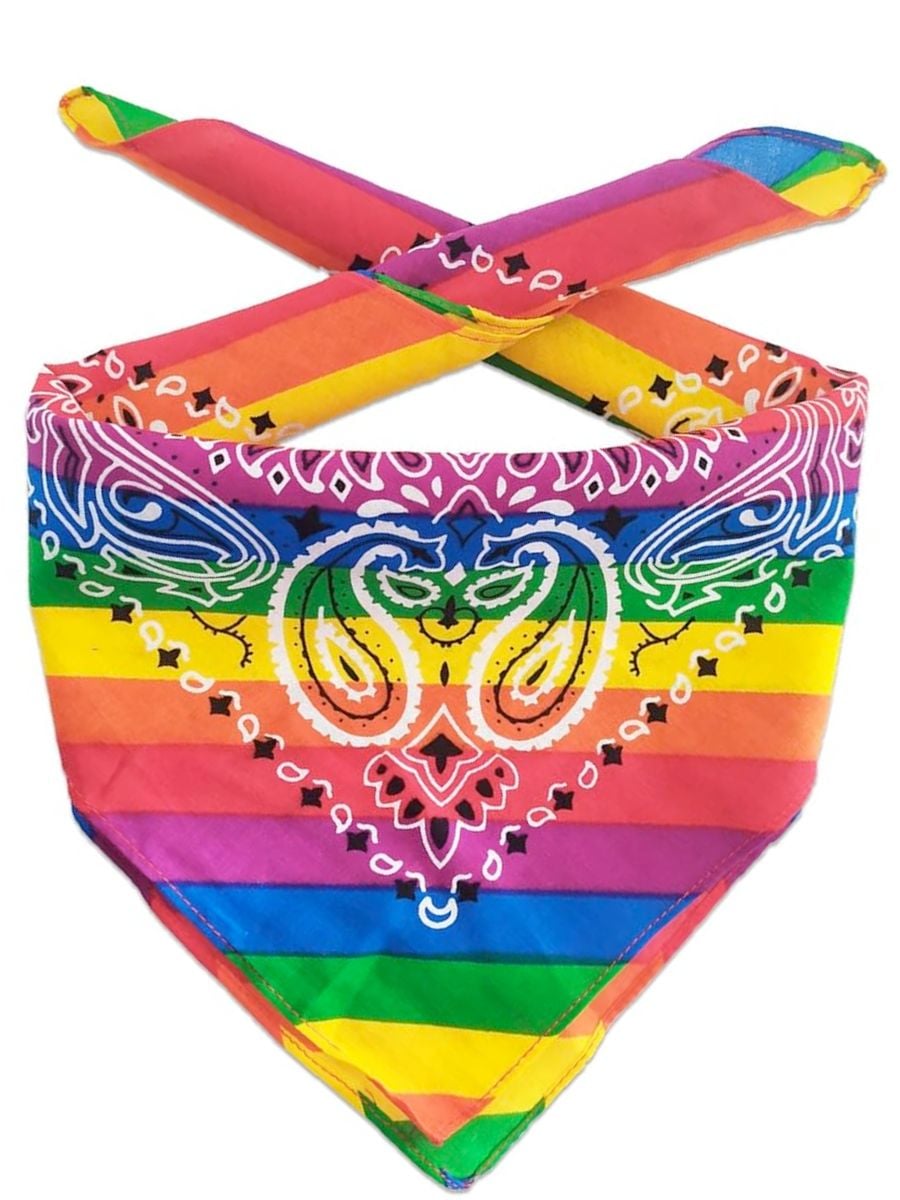 Rainbow Cowboy Bandana - Mardi Gras Creative Costumes