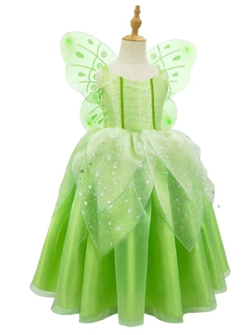 Tinkerbell Costume for Kids - Stunning Green Fairy