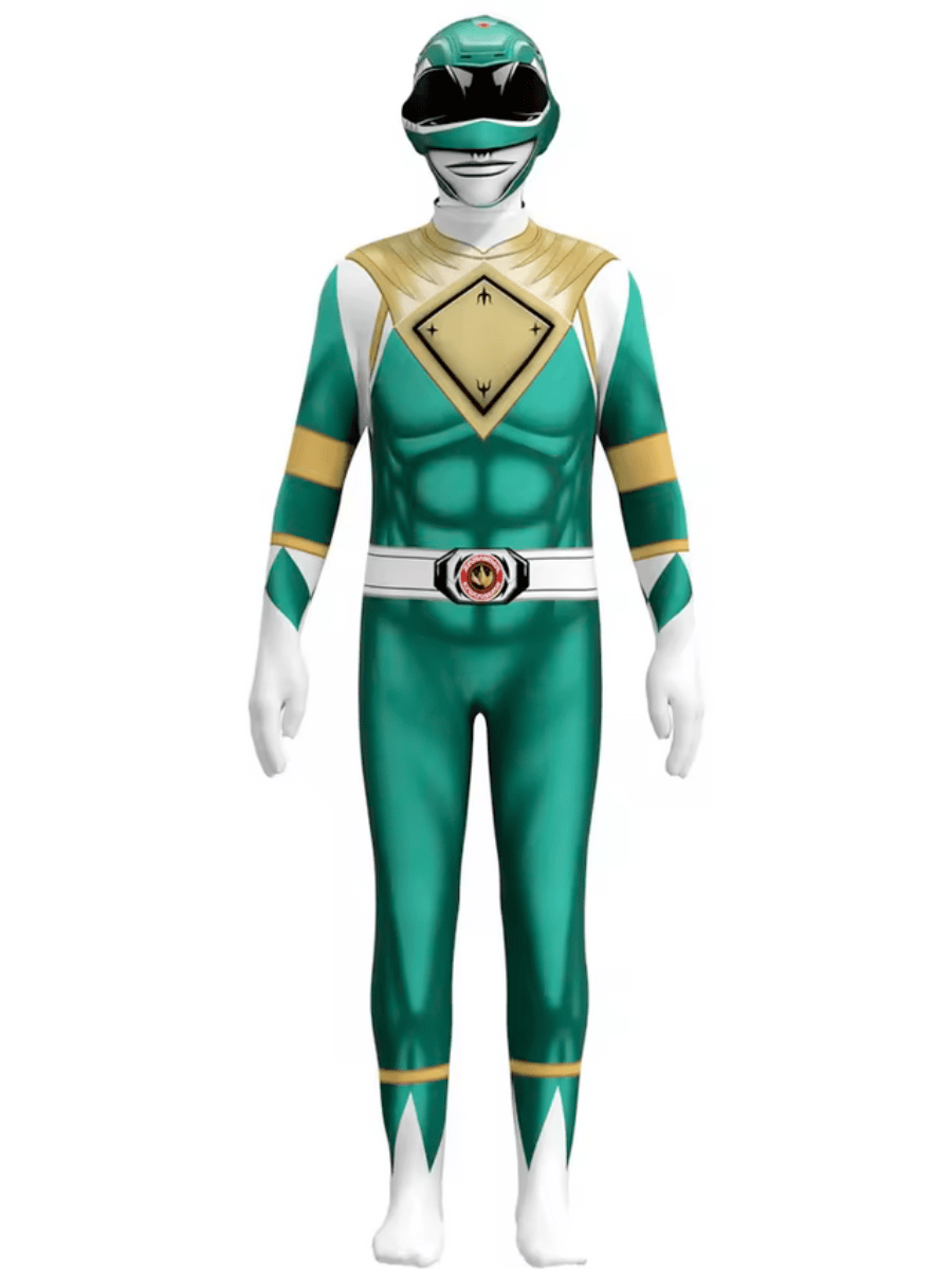 Green Power Ranger Costume - Adult - Creative Costumes