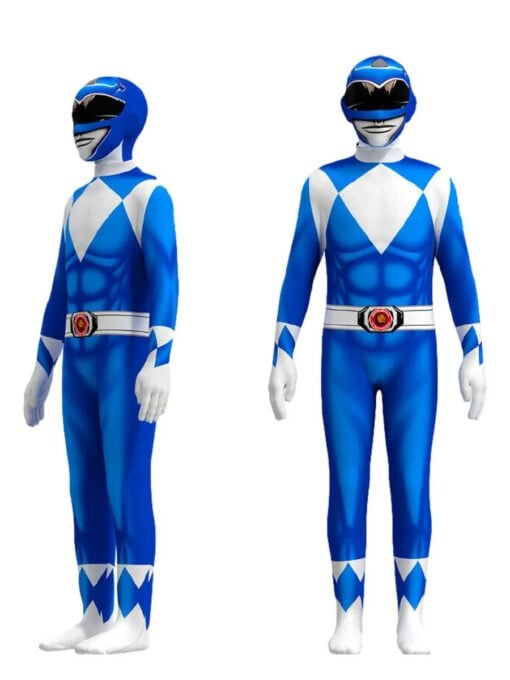 Blue Power Ranger Costume - Adult - Creative Costumes