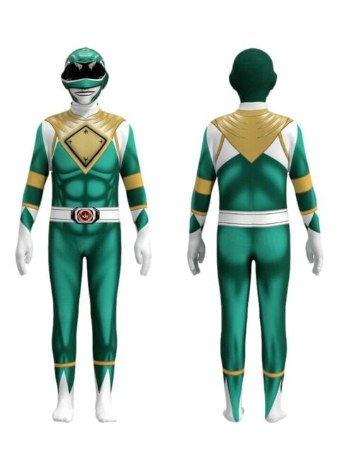 Green Power Ranger Costume - Adult - Creative Costumes