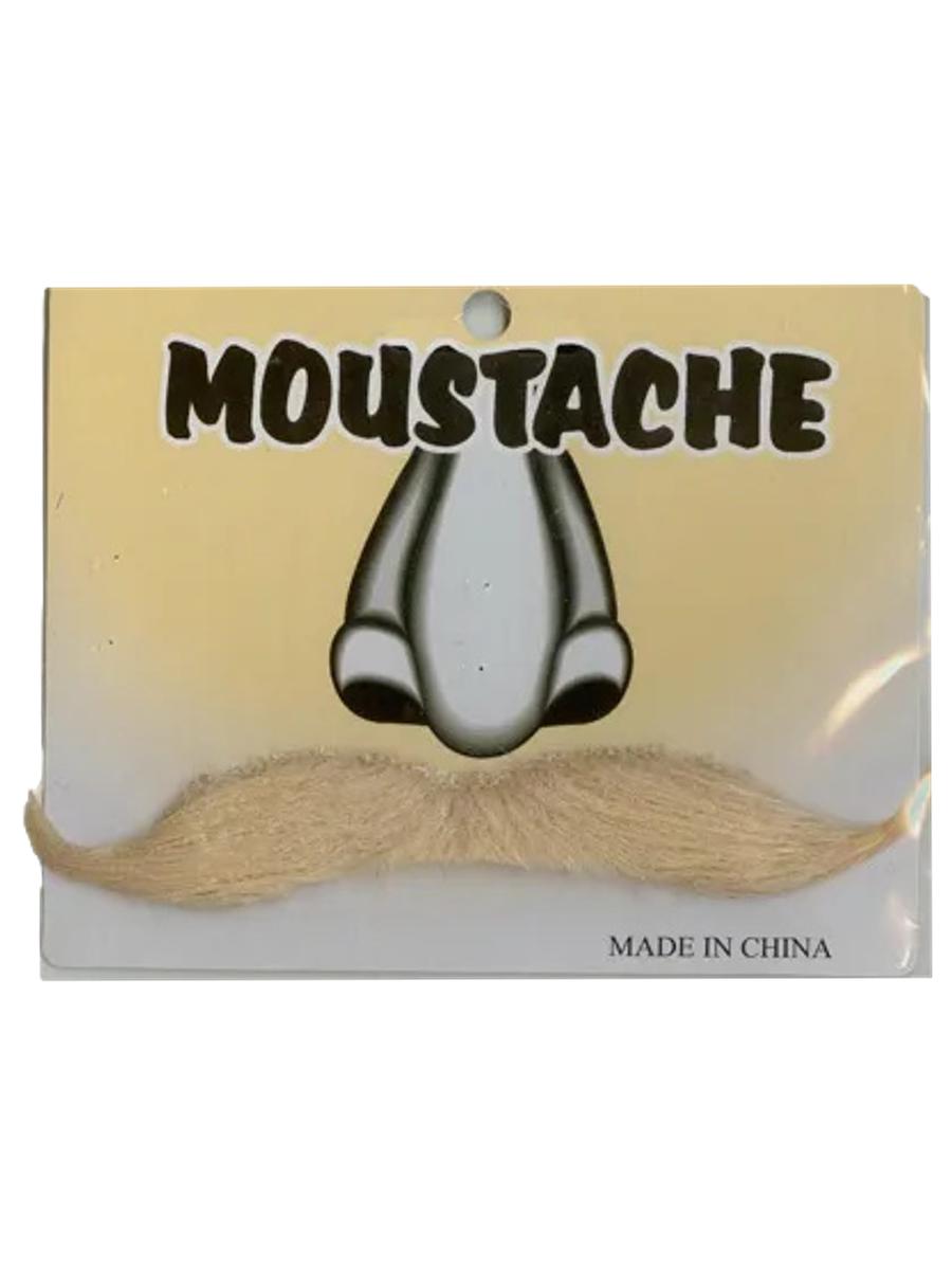 Blonde Fake Moustache