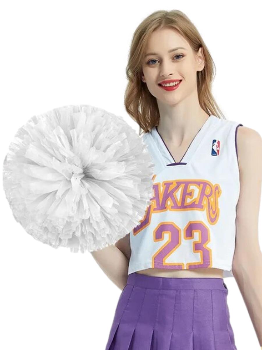 White Pom Poms - Cheerleader