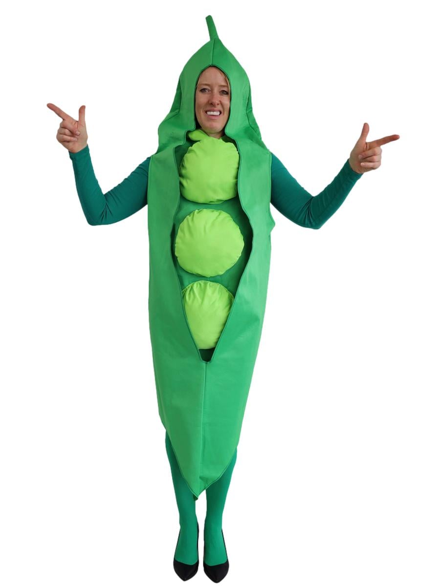 Green Pea Costume - Hilarious Vegetable Fancy Dress for adults