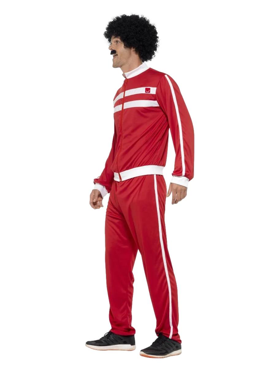 Red Tracksuit Costume - Embrace Exciting 80s Style