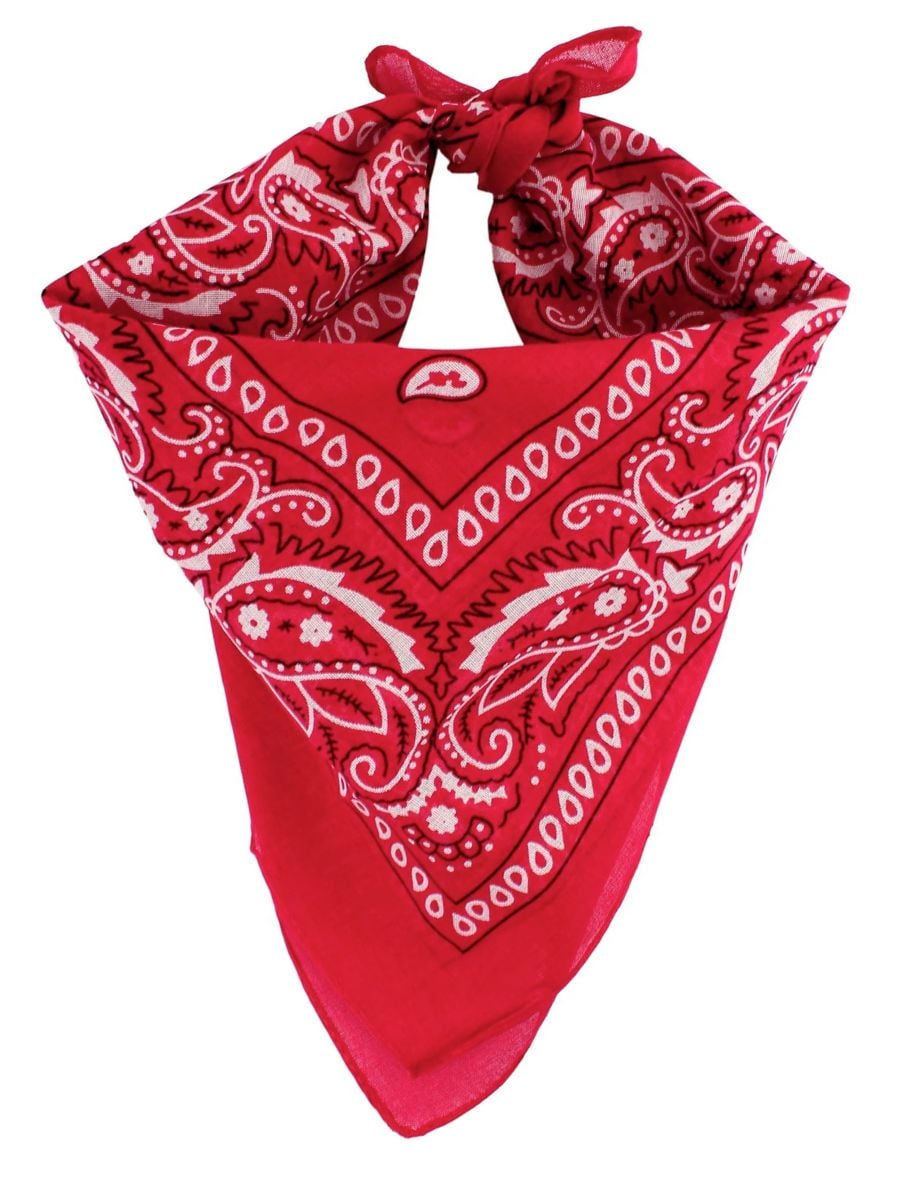 Red Western Bandana - Creative Costumes