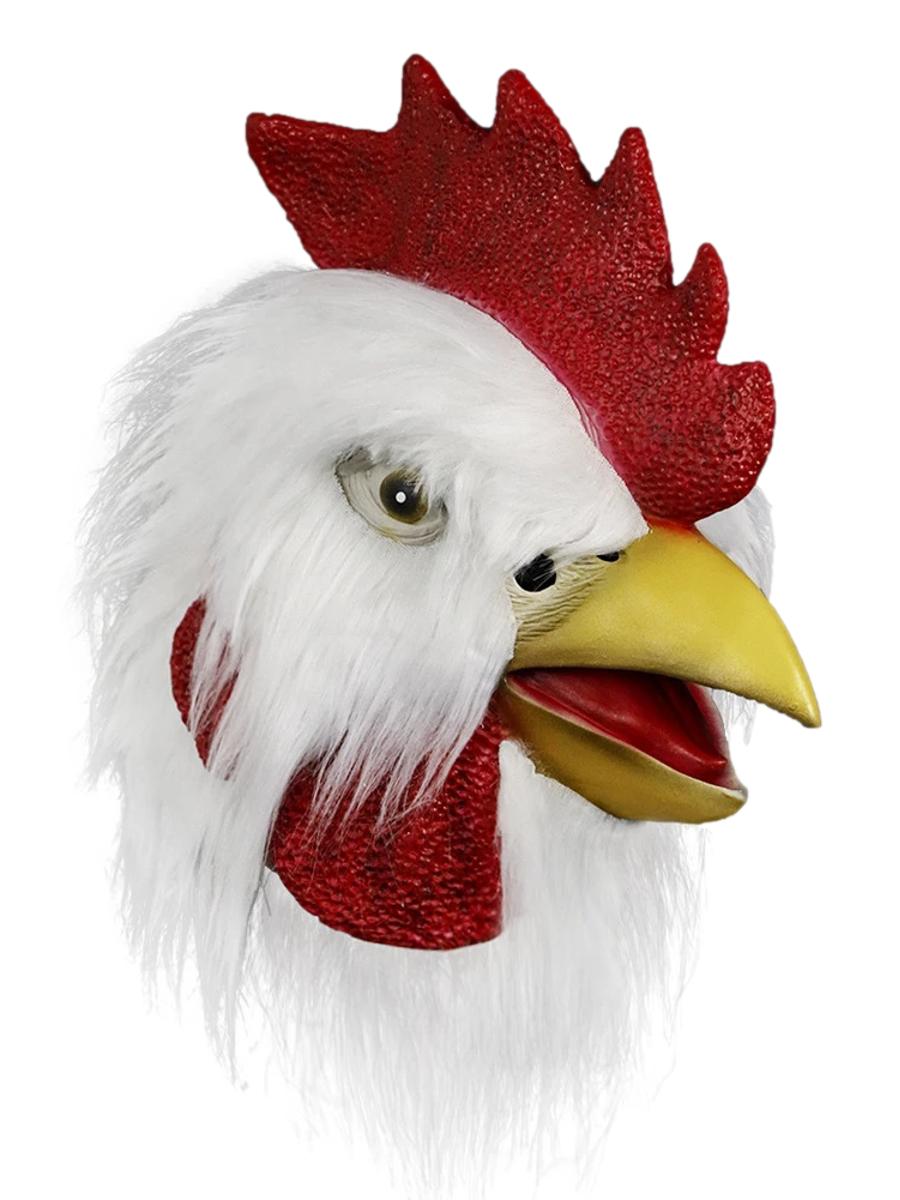 White Rooster Mask - Creative Costumes