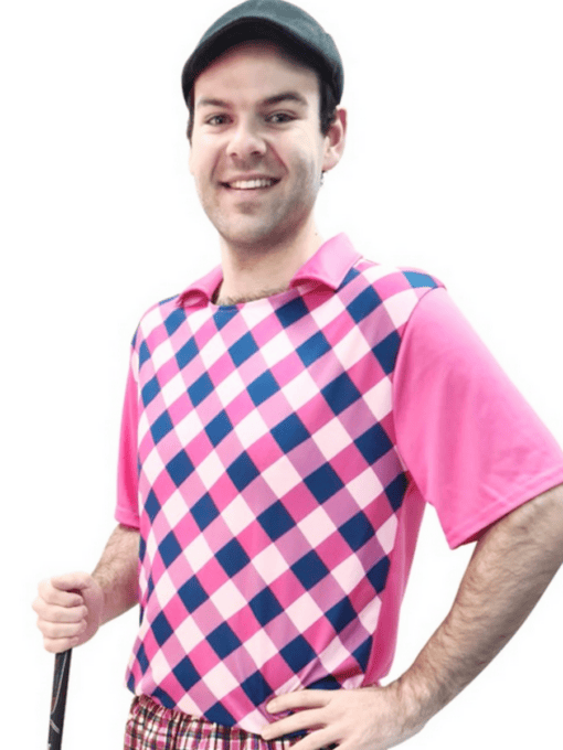 Pink Golf Pro Costume - Great for Bucks Parties!