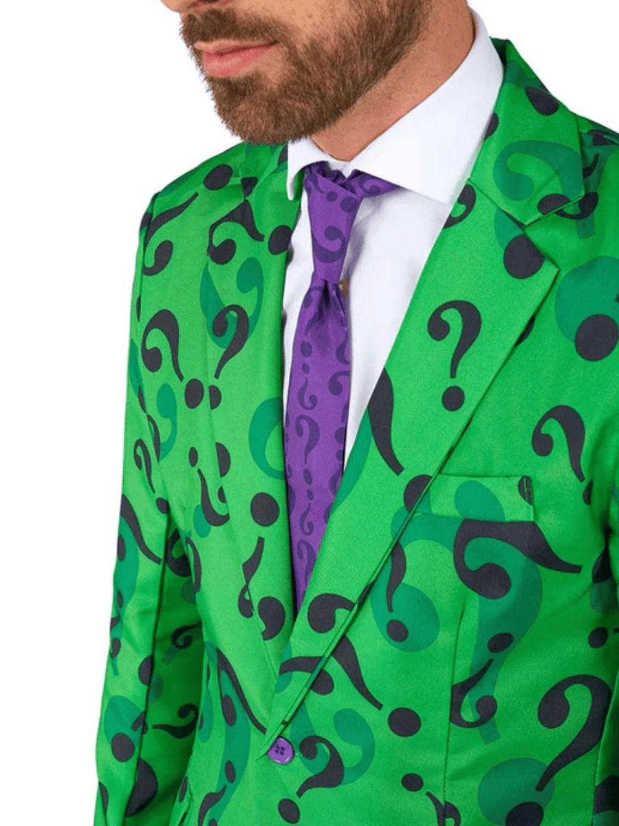 Deluxe Riddler Costume: Outsmart Gotham in Bold Style with this #1 Seller