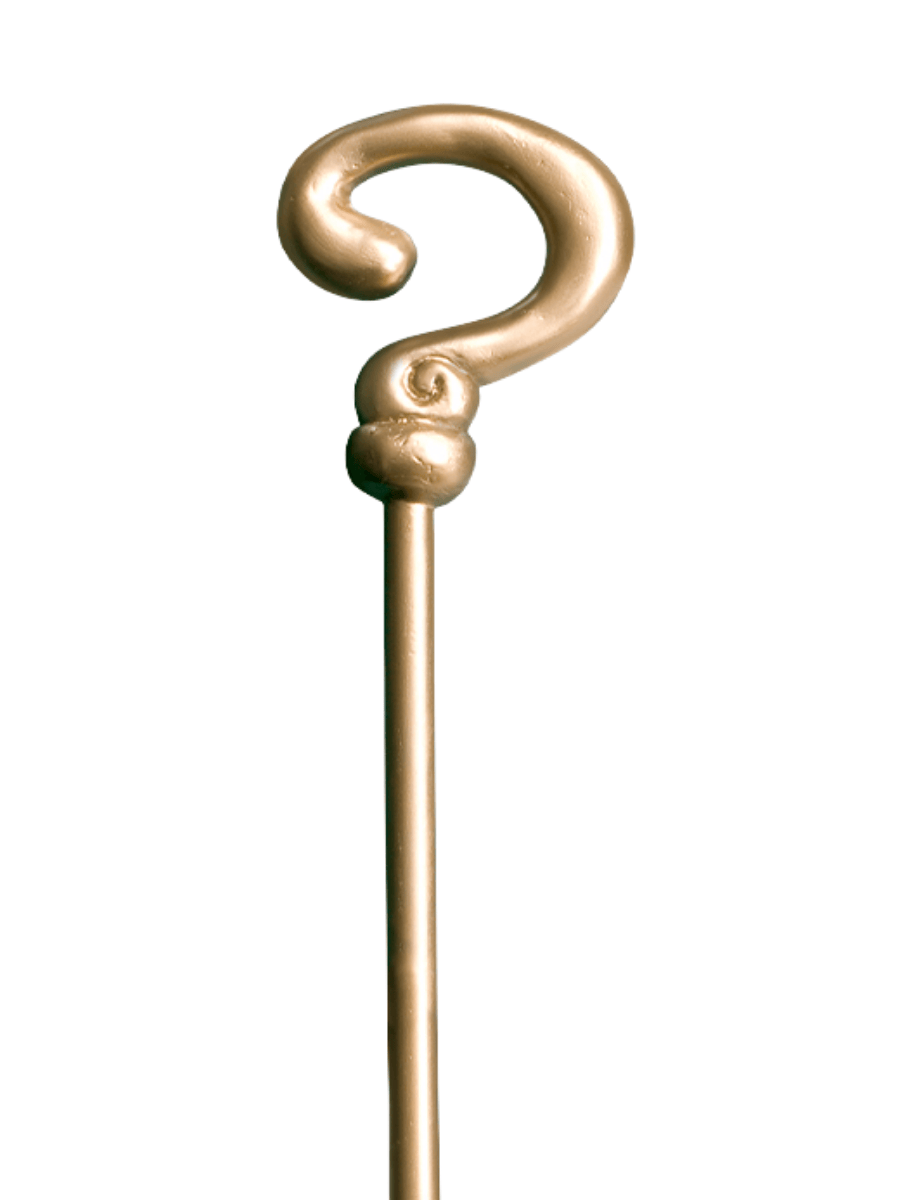 Gold Riddler Cane - Popular DC Villain Accessory