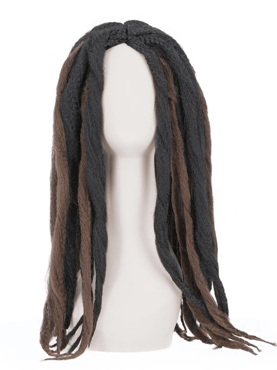 Deluxe Brown Dreadlocks Wig - Creative Costumes