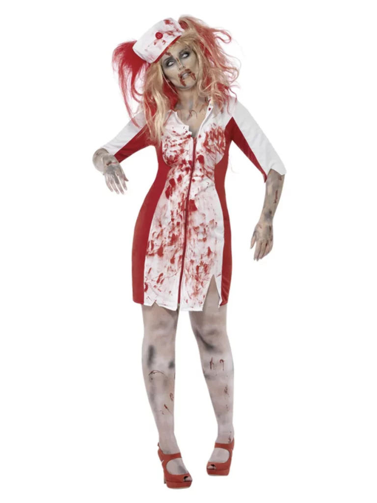 Plus Size Zombie Nurse Costume – A Terrifying Killer Look for Halloween