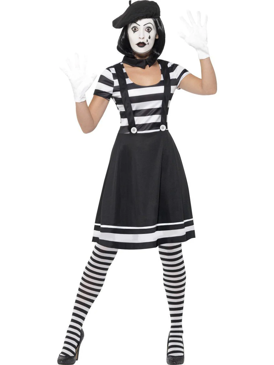Mime Costume - Adult - Creative Costumes