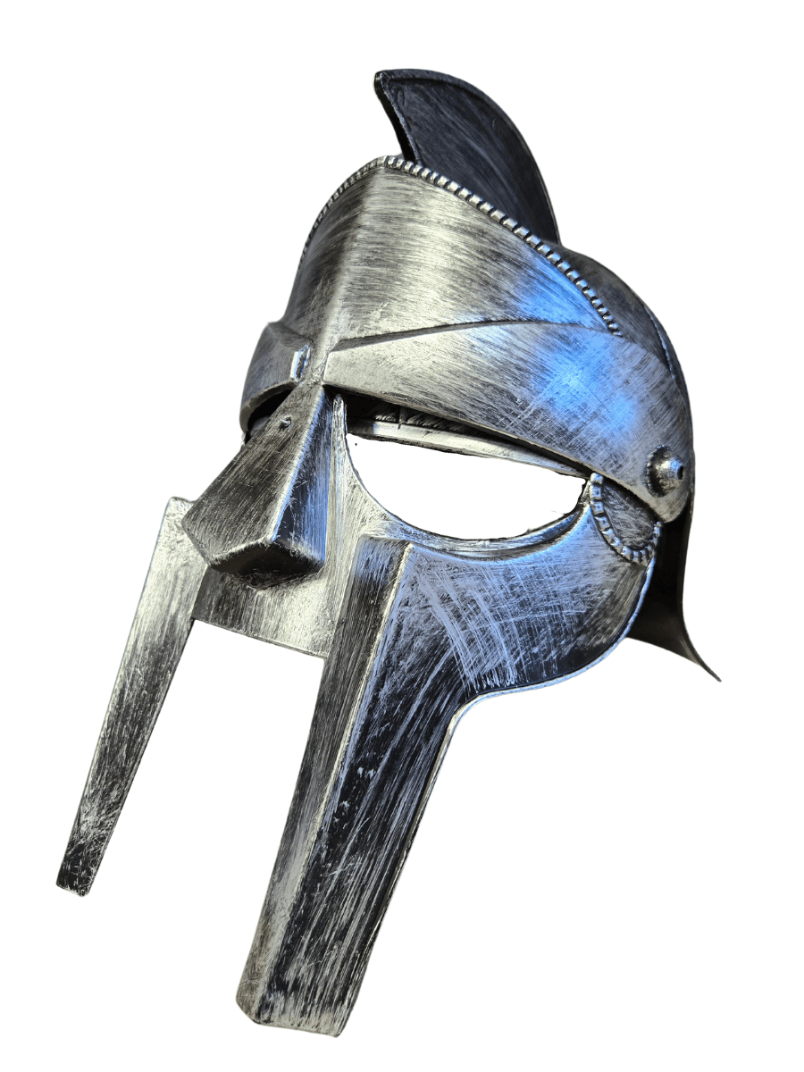 Silver Gladiator Helmet - Creative Costumes