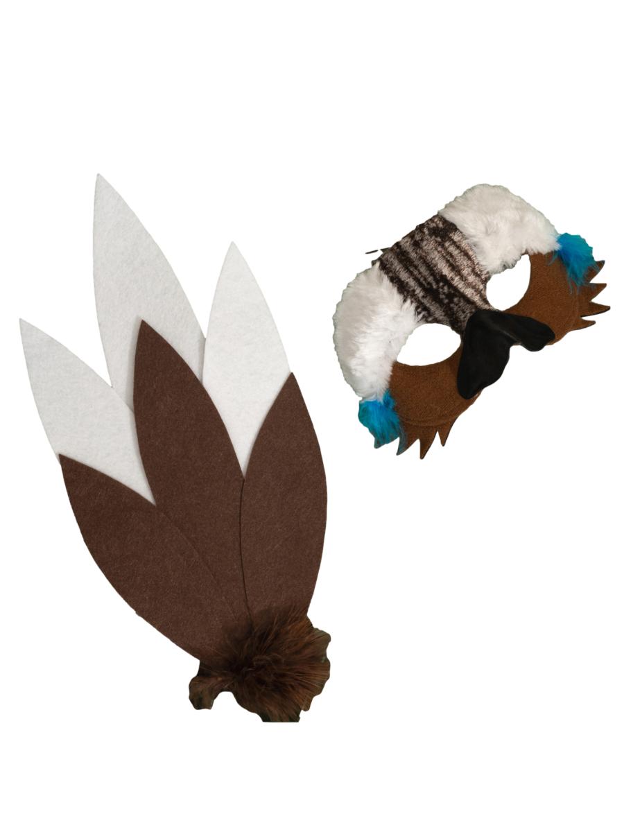 Adorable kookaburra mask and Tail - Creative Costumes