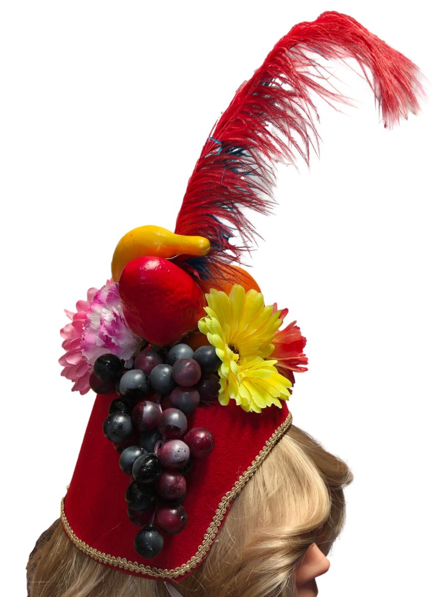 Carmen Miranda Fruit Hat – A Vibrant Dazzling 1930s Tropical Delight!
