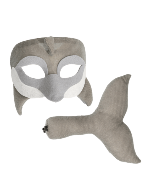 Dolphin Mask and Tail Set - Adorable 2 Piece Costume Set