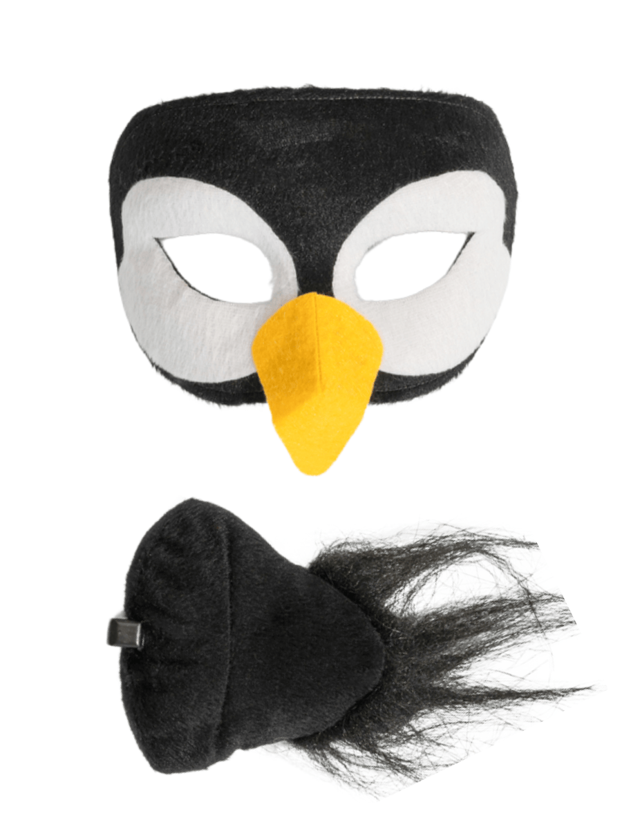 Penguin Mask and Tail Set: A Cool Costume for Arctic Adventures!