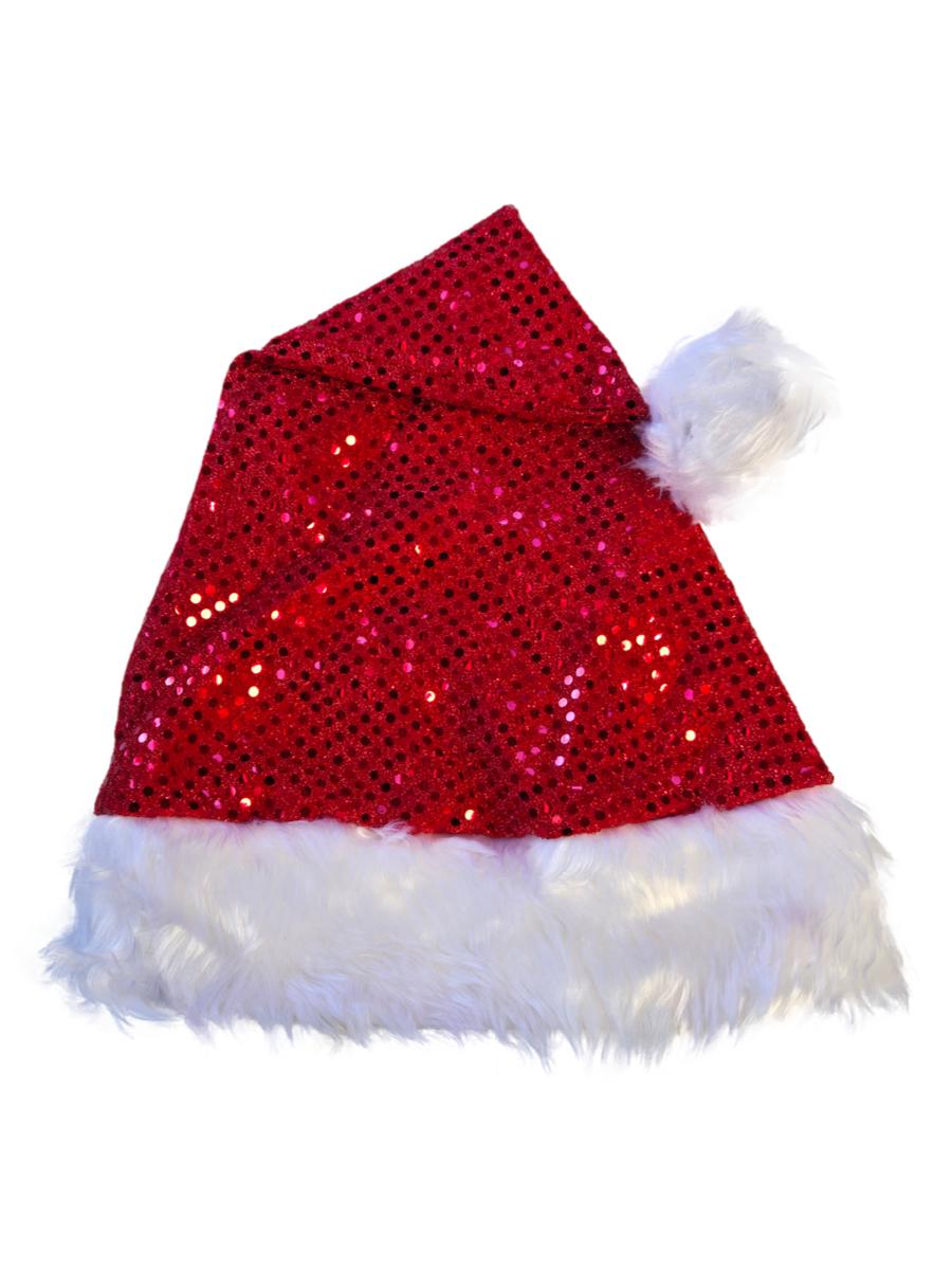 Sequin Santa Hat - Sparkle Your Way into the Holidays with this ...