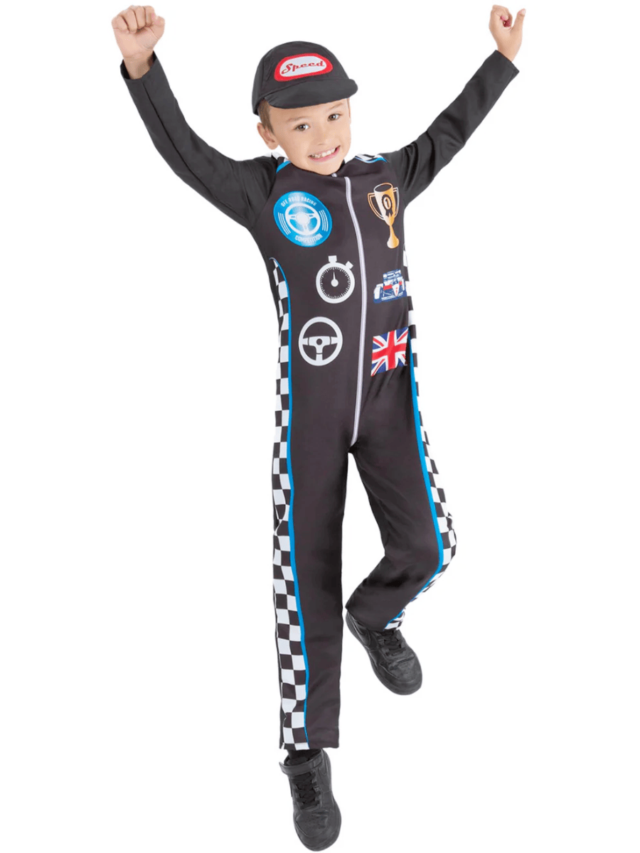Kids Racing Driver Costume - Creative Costumes