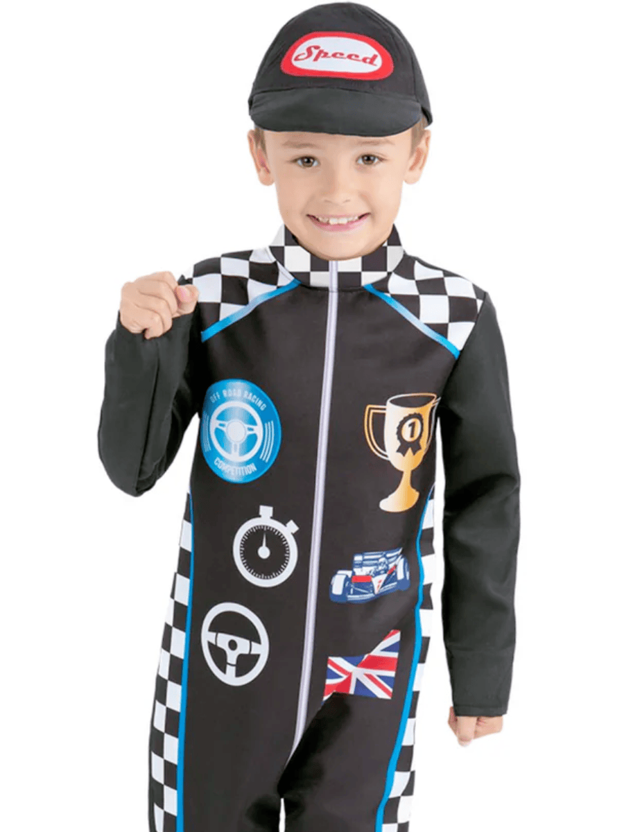 Kids Racing Driver Costume - Creative Costumes