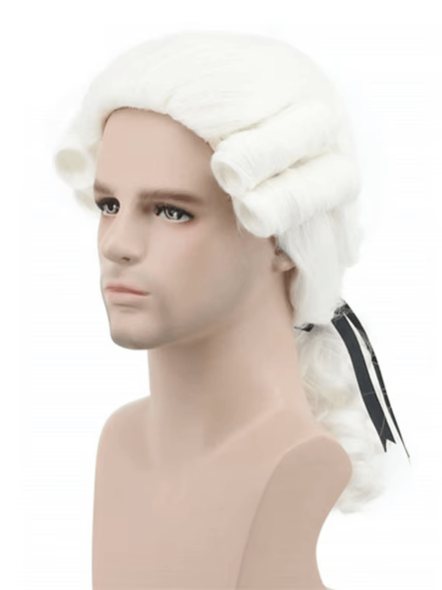 White Barrister Wig - Creative Costumes