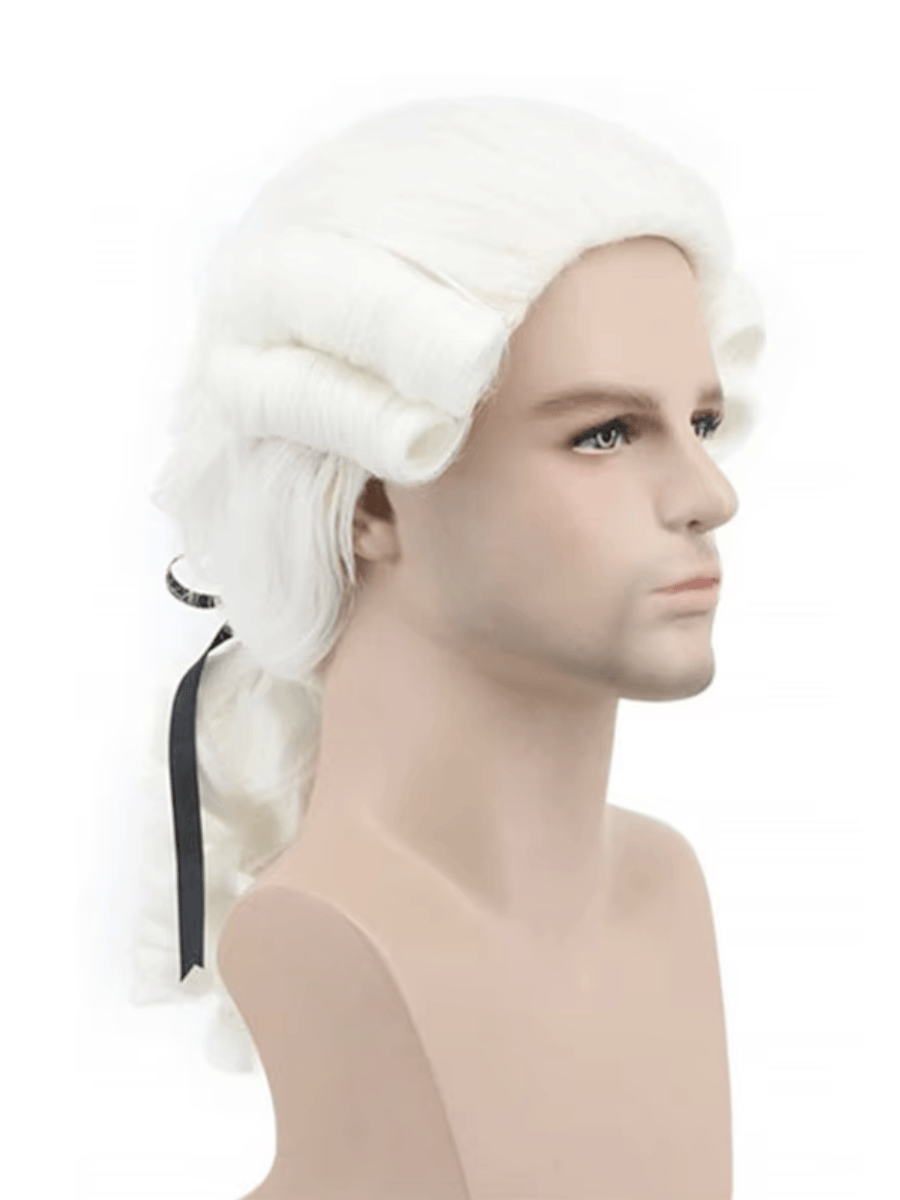 White Barrister Wig - Creative Costumes