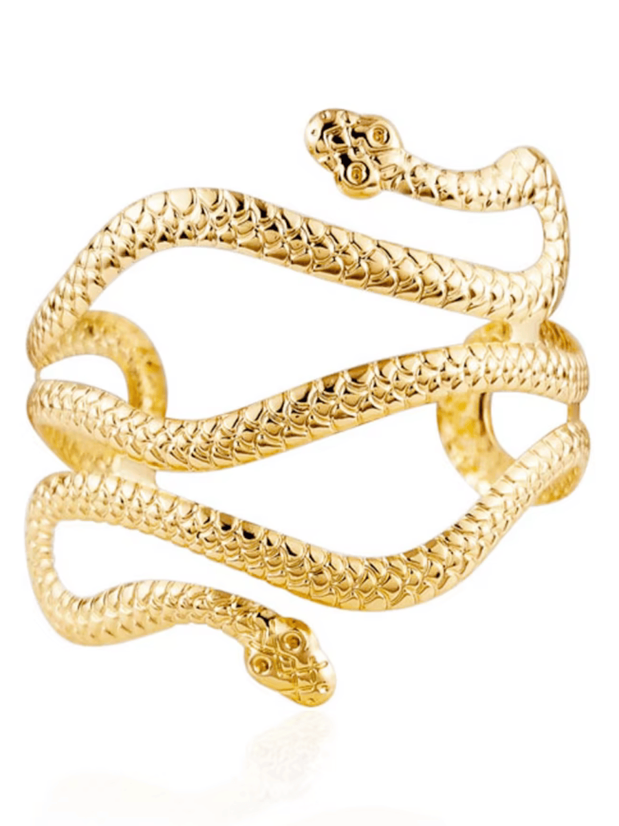 Gold Snake Bracelet – A Bold Accessory Fit for a Queen