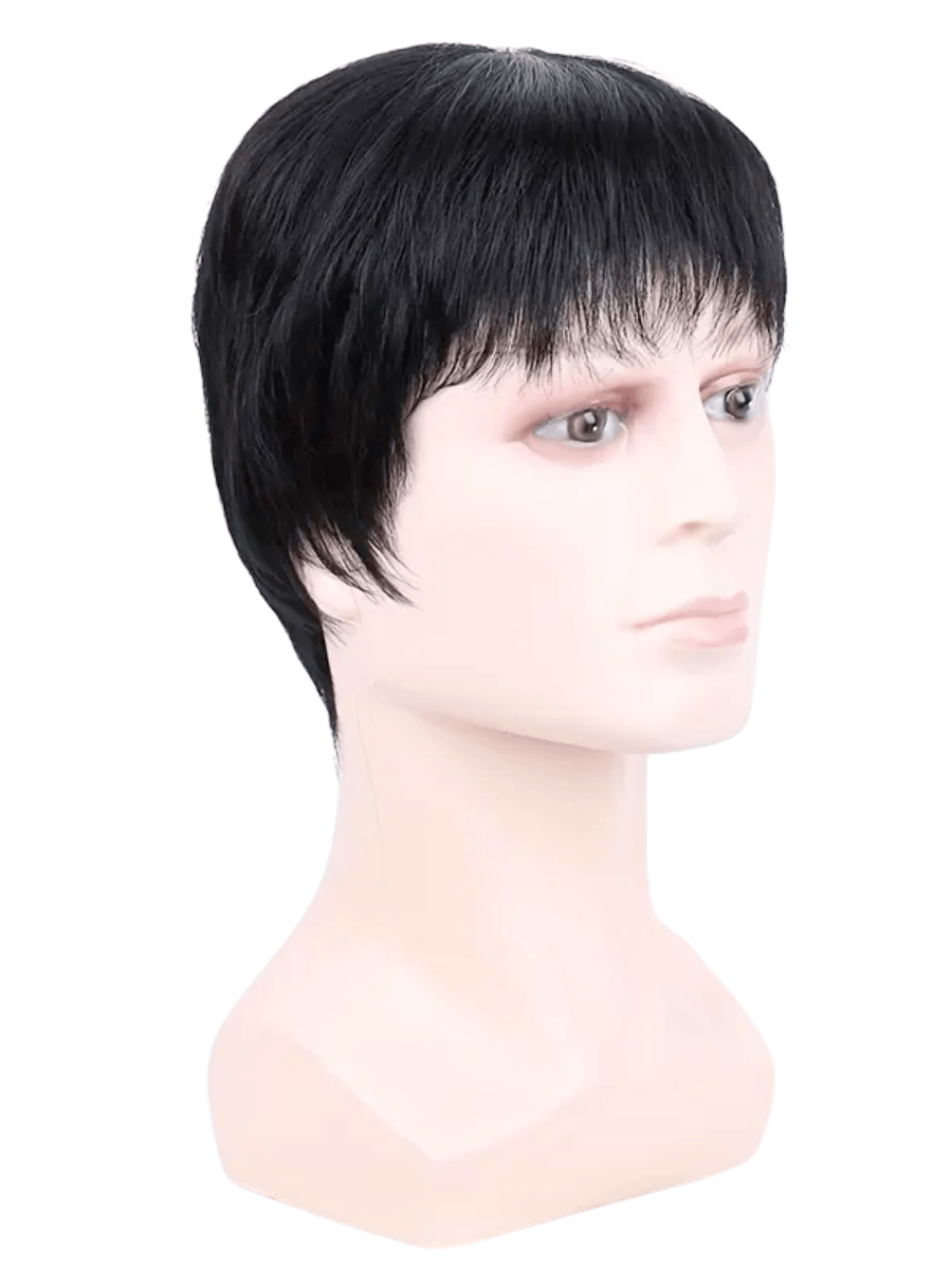 Lloyd Short Spiky Black Wig - Creative Costumes