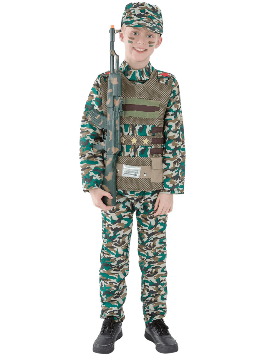 Army Boy Costume - Child - Creative Costumes
