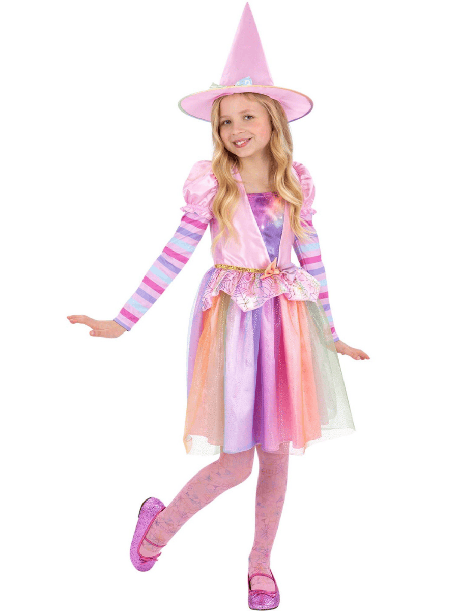 Pastel Rainbow Witch Costume - Child - Creative Costumes