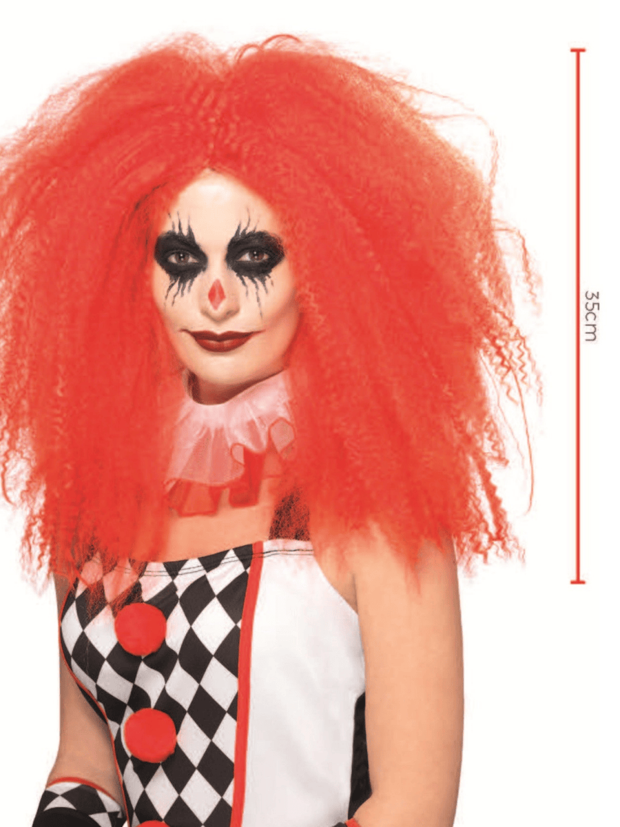 Red Clown Lady Wig - Creative Costumes