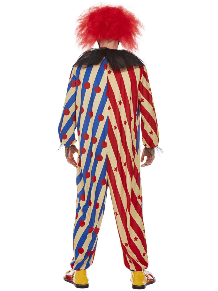 Stars and Stripes Clown Costume - Adult - Creative Costumes