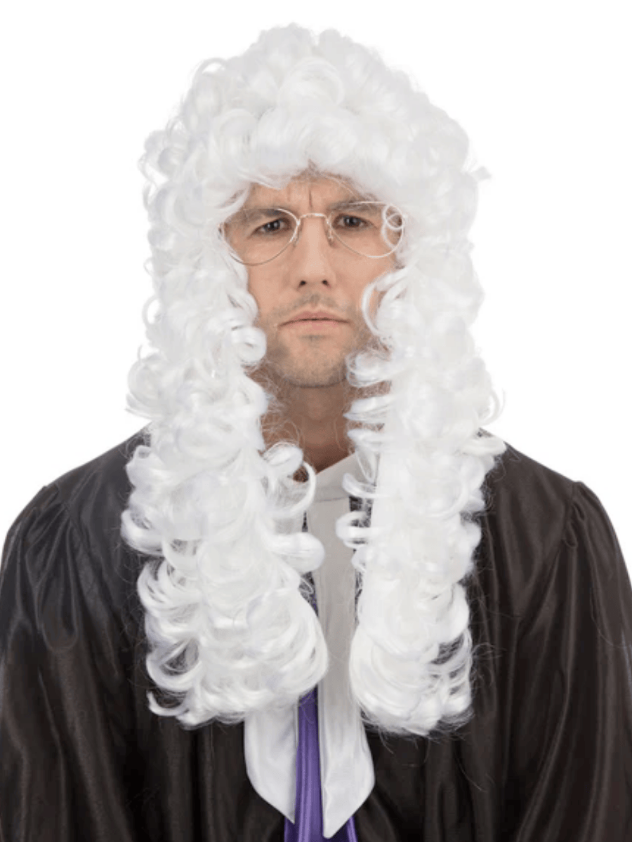 White Judges Wig - Creative Costumes