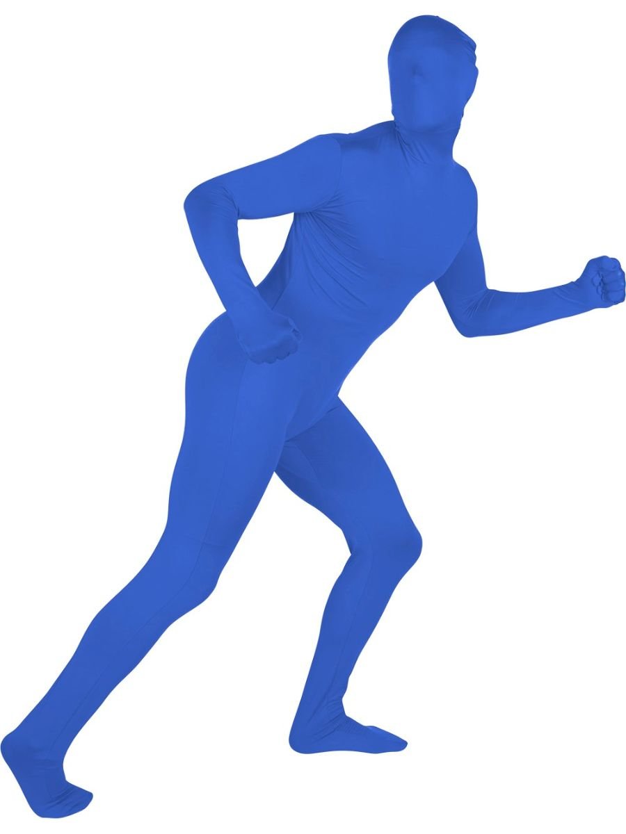 Blue Morphsuit Costume - adult - Creative Costumes