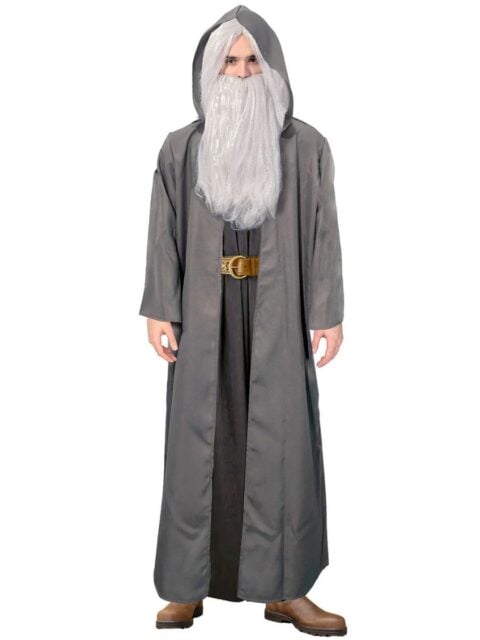 Grey Wizard Costume - Adult - Creative Costumes