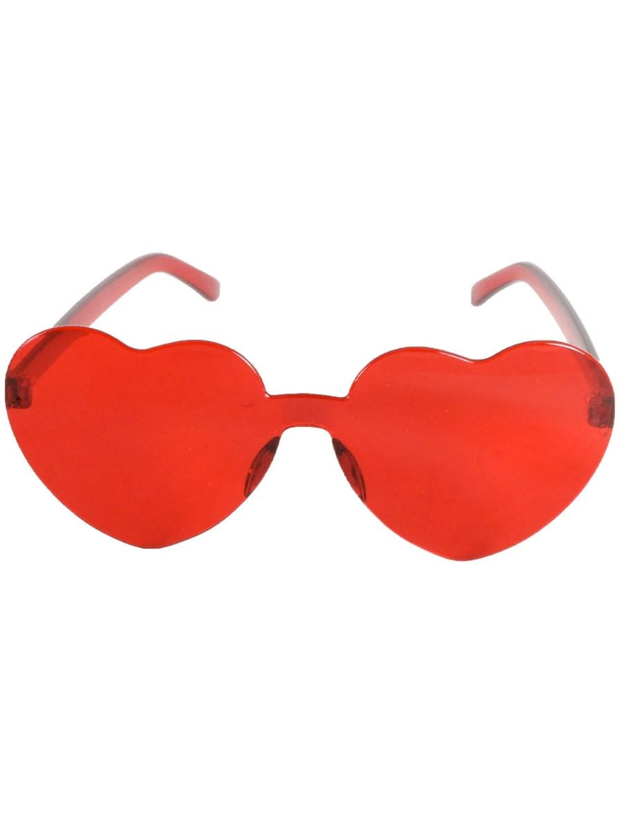 Red Heart Shaped Glasses - Creative Costumes