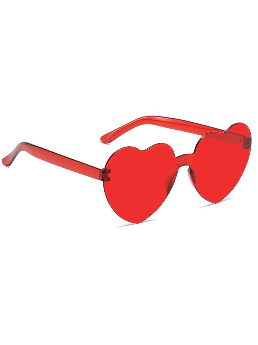 Red Heart Shaped Glasses - Creative Costumes