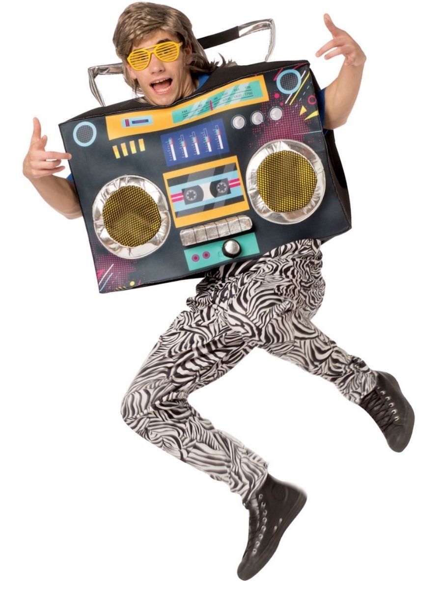 Retro Boom Box Costume - Adult - Creative Costumes