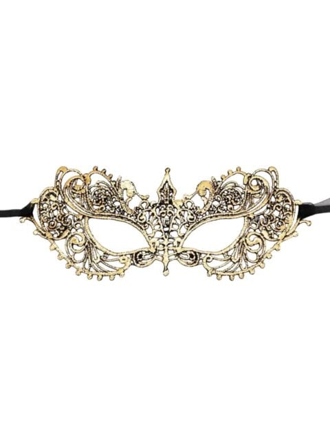 Golden Lace Mask - Creative Costumes