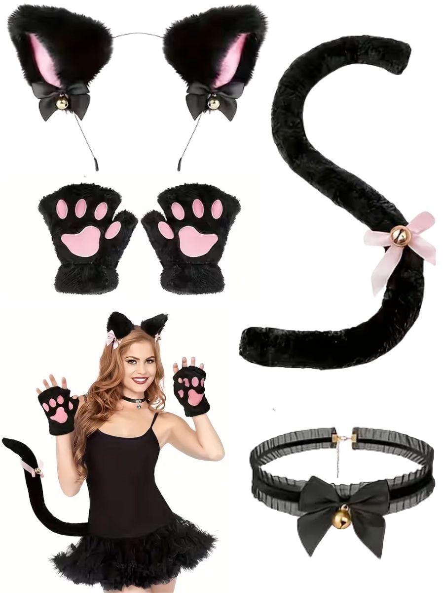 Sweet Black Cat Costume Set - 5pc - Creative Costumes